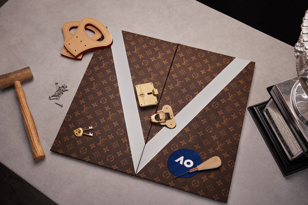 Louis Vuitton's Grand Slam Elegance: Bespoke Trophy Trunks Unveiled for ...